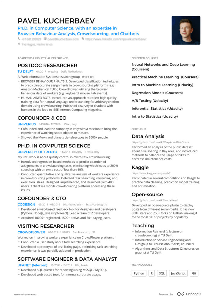 What Is the Purpose of a Resume? | Enhancv