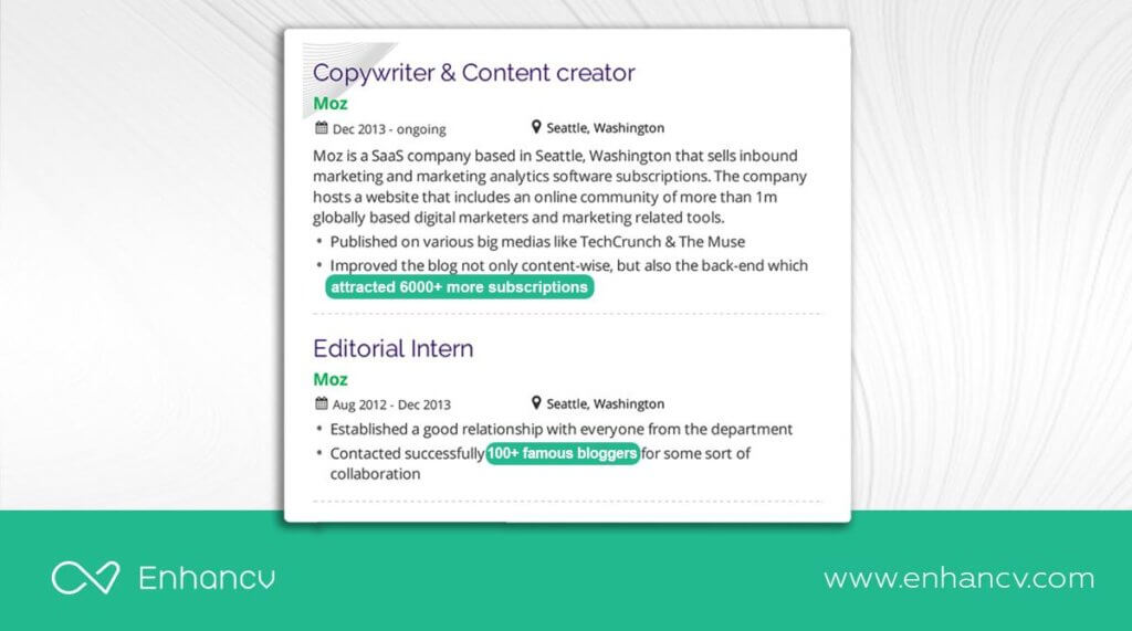 How To Improve Your Resume in Under 30 Minutes | Enhancv