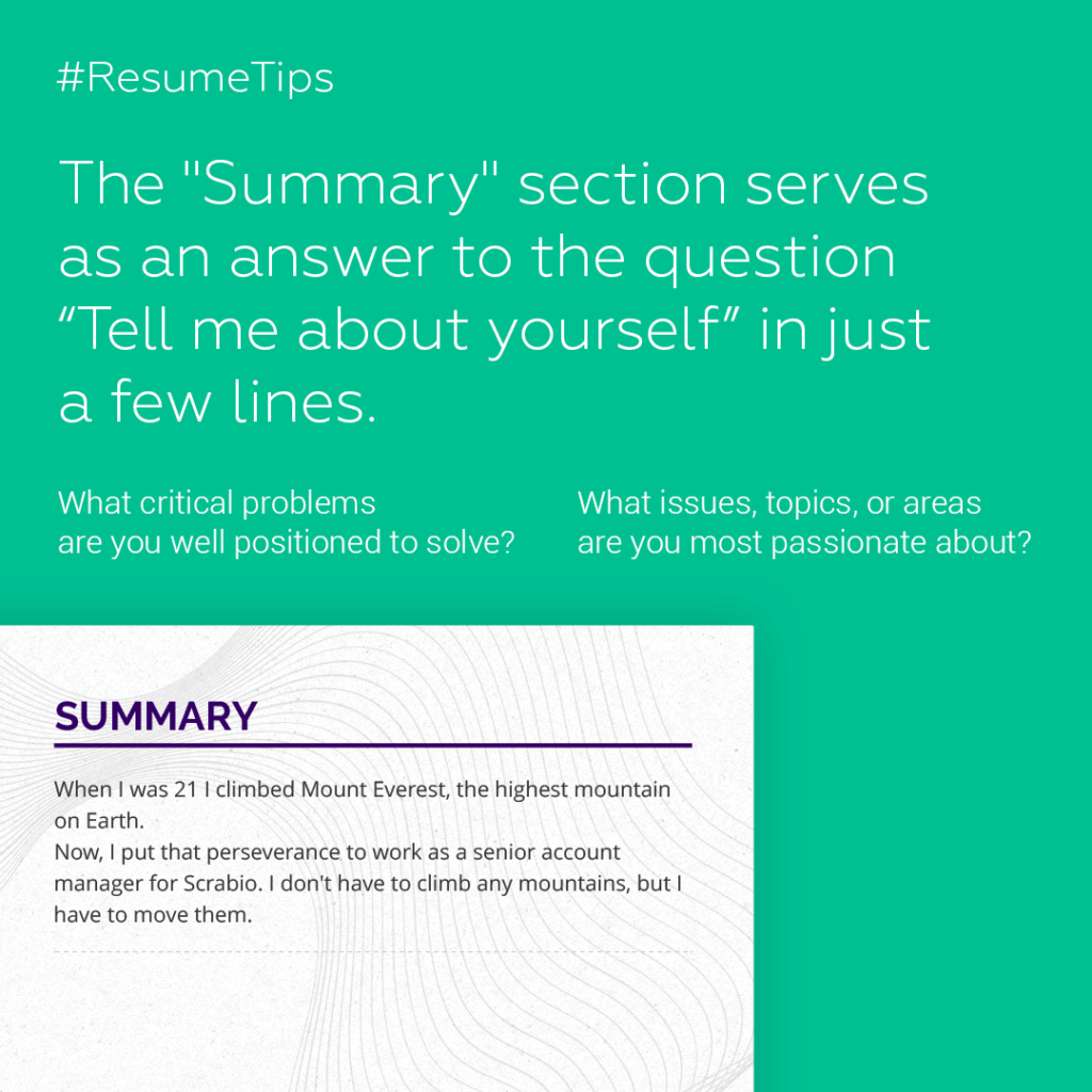 Resume Sections: Everything You Need to Know | Enhancv