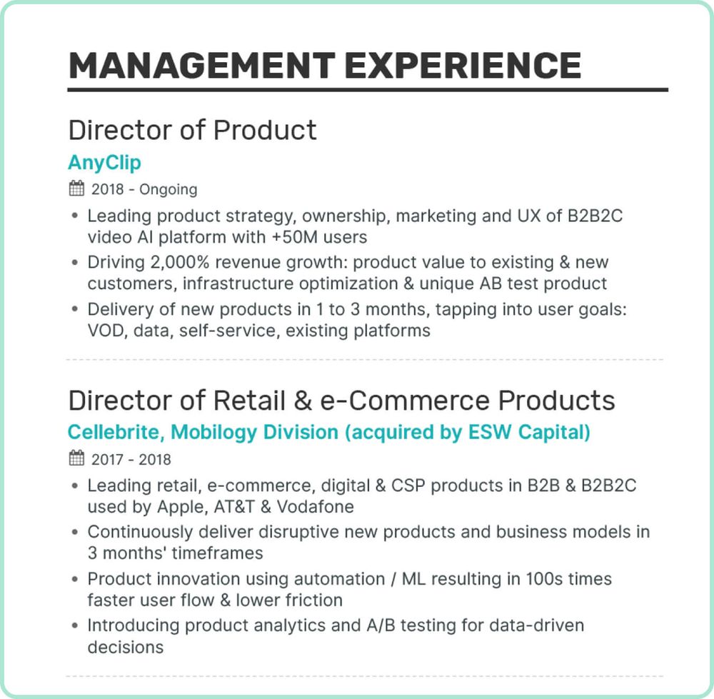 A Breakdown of a Successful One Page Resume – And How to Write Yours ...