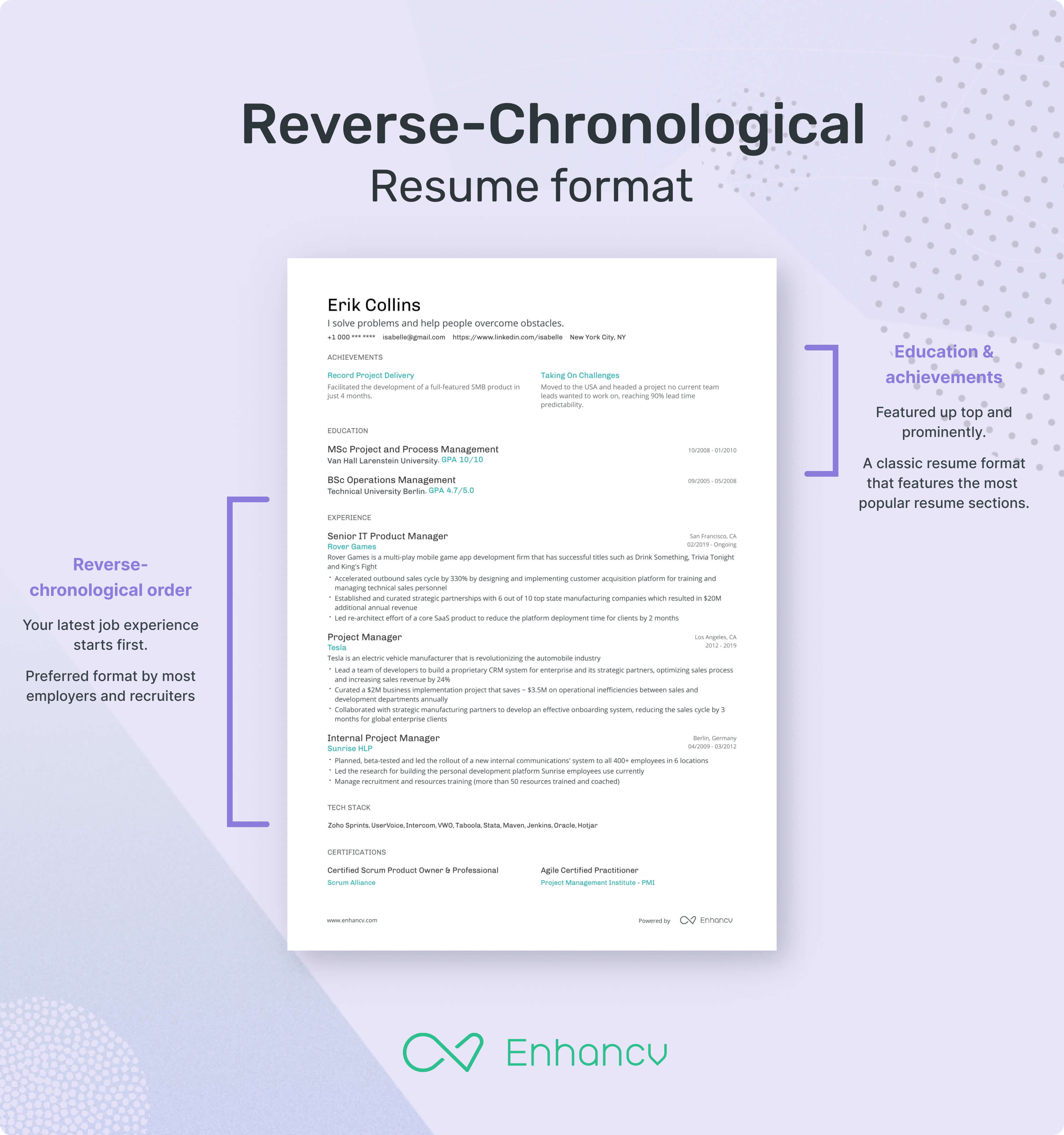 How to Write a Great Resume for a Job in 2024 | Enhancv