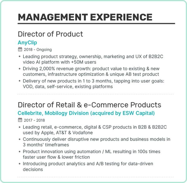 A Breakdown of a Successful One Page Resume – And How to Write Yours ...