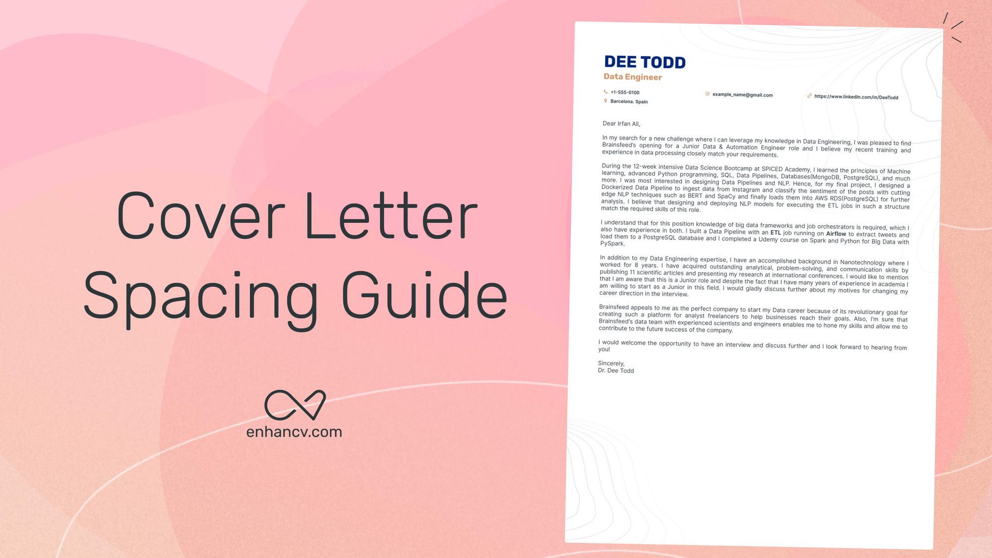 Everything You Need To Know About Cover Letter Spacing Enhancv Everything You Need To Know About Cover Letter Spacing Enhancv
