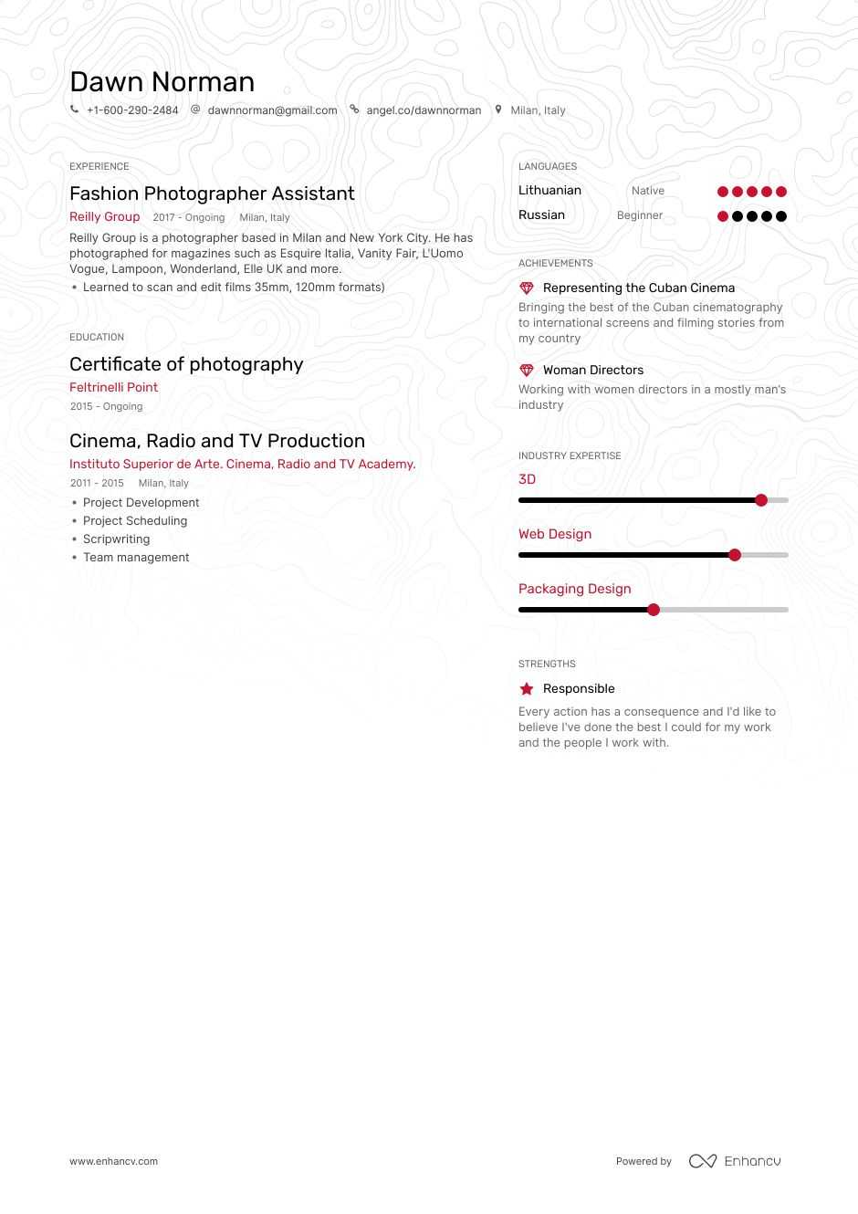 Operations Manager Resume Example and guide for 2019