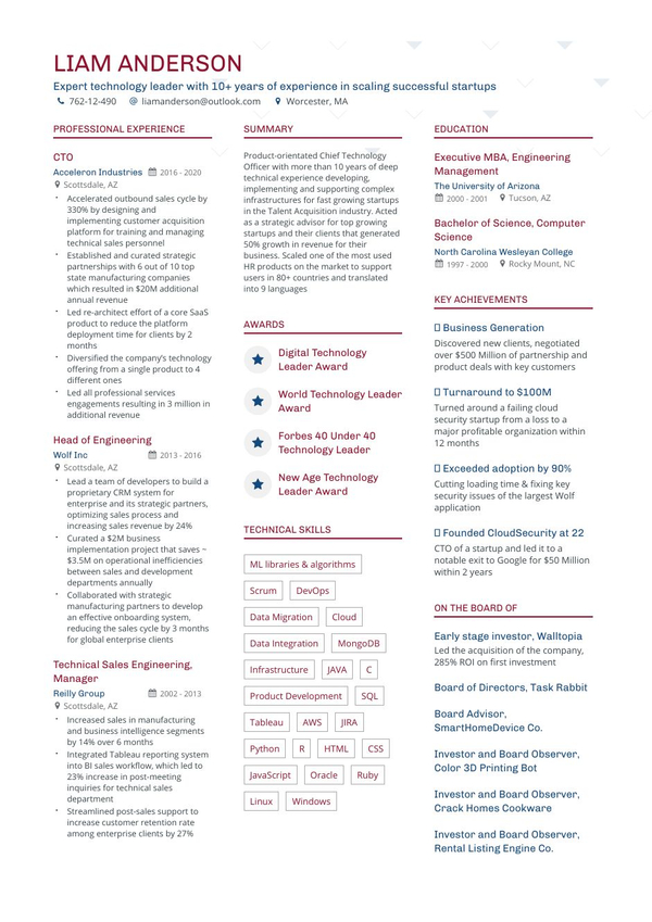 Free Resume Builder | Online Resume Builder | Enhancv.com