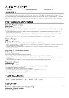Program Manager Resume Examples 2021 [Guide + Templates]