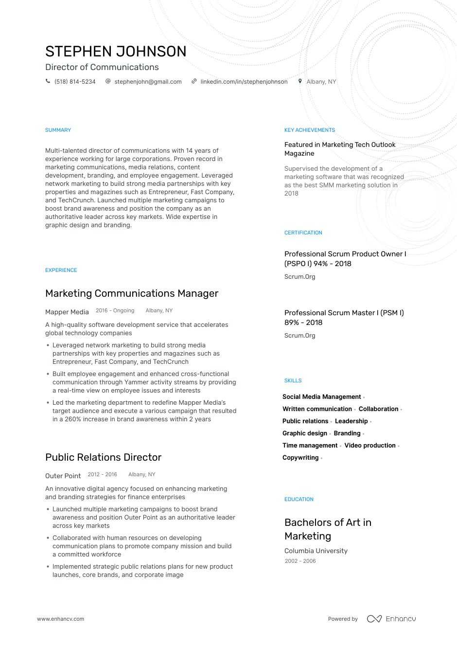 Director of Communications Resume: Examples & Guide for 2021