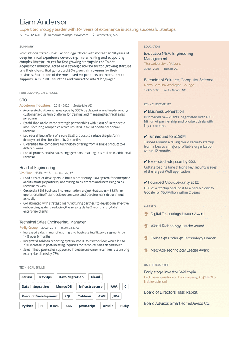 Free Functional Resume Templates | Functional Resume Template for 2021 ...