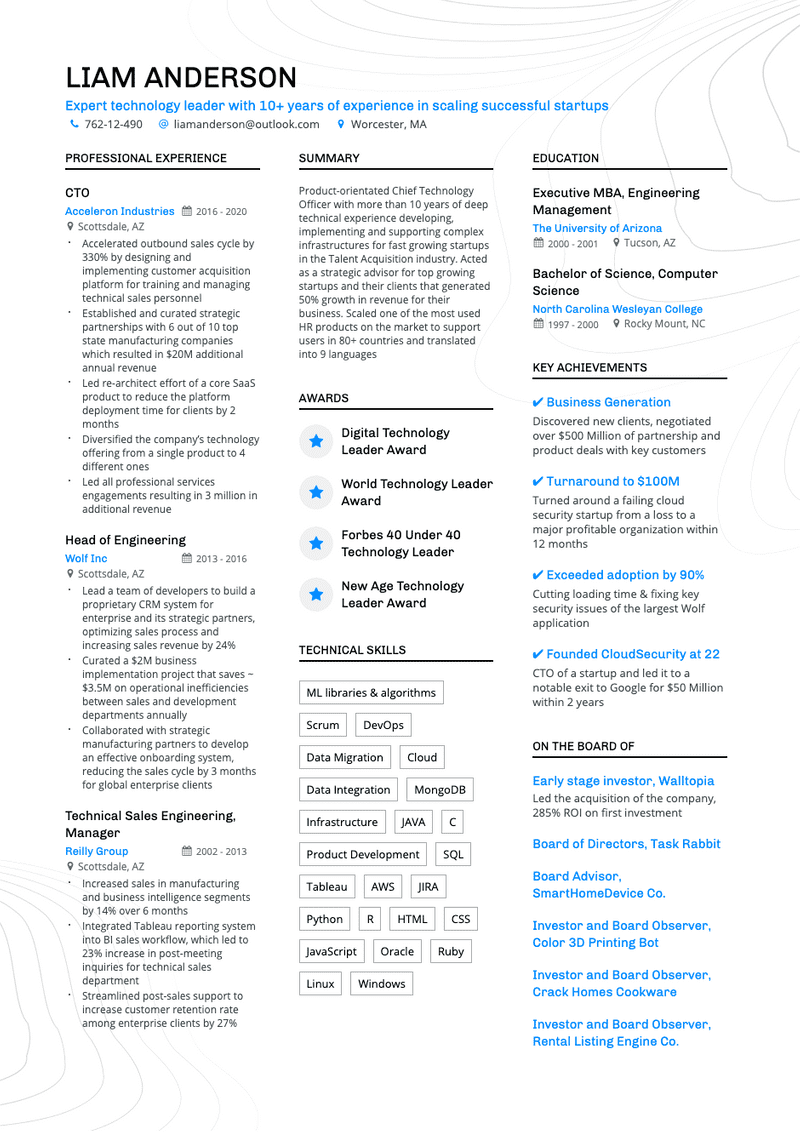 Free Functional Resume Templates | Functional Resume Template for 2021 ...