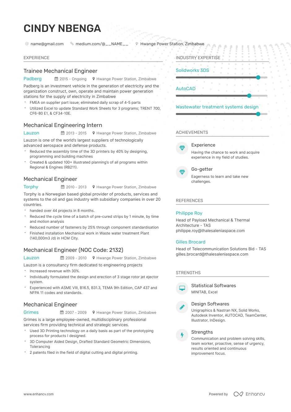 DOWNLOAD Mechanical Design Engineer Resume Example For 2020 Enhancv