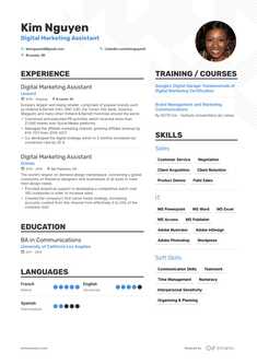 Top Marketing Assistant Resume Examples + Expert Tips | Enhancv.com