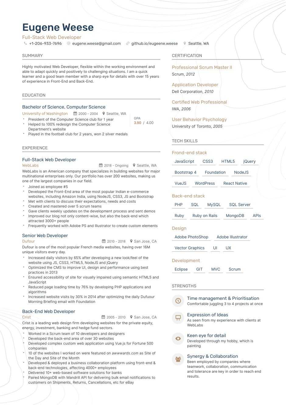Web Developer Resume Guide for 2021: Examples and Shortcuts