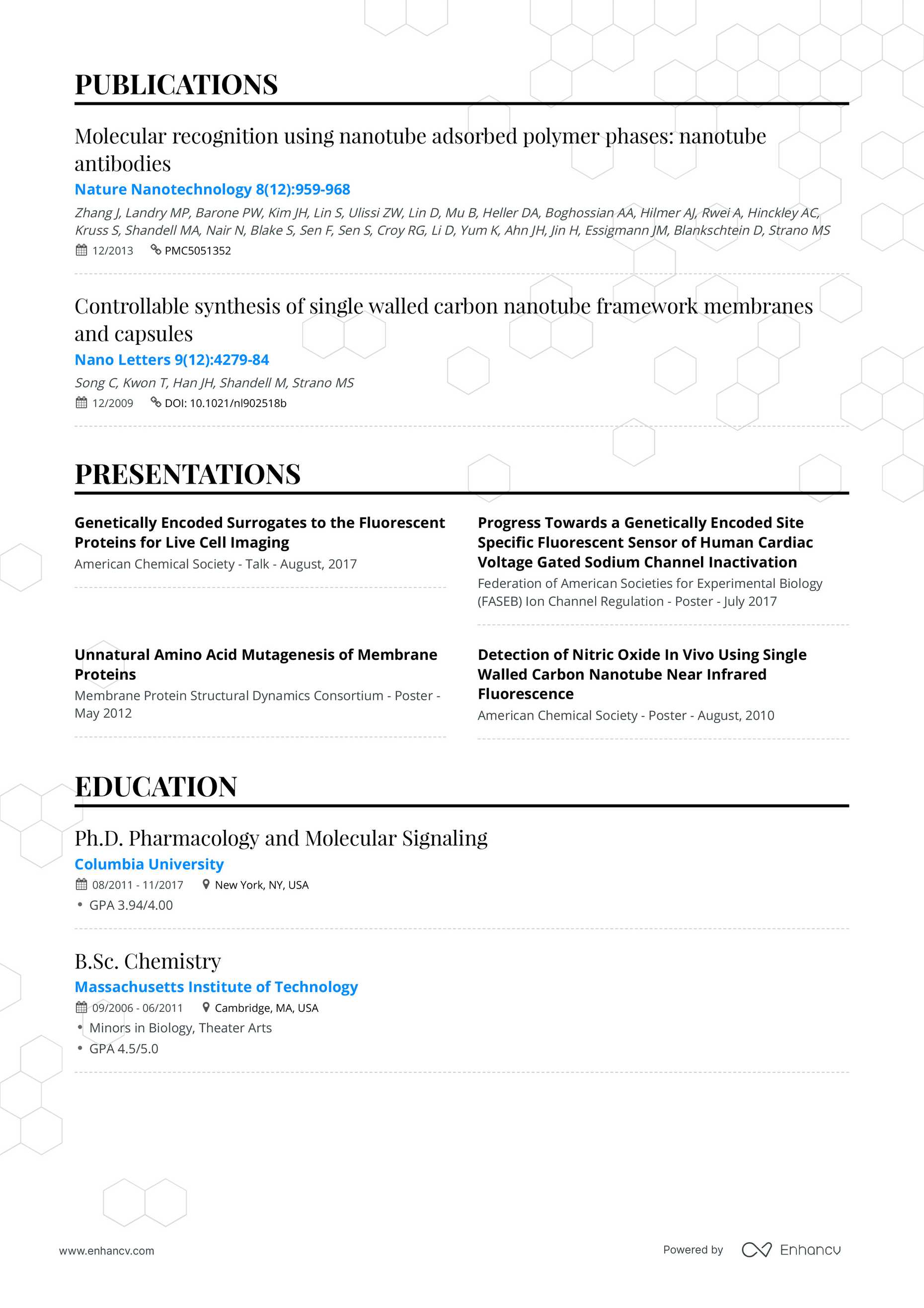 Professional CV & Resume Builder Pricing | Enhancv