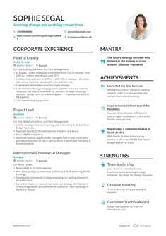 The Best Department Head Resume Examples & Skills to Get You Hired