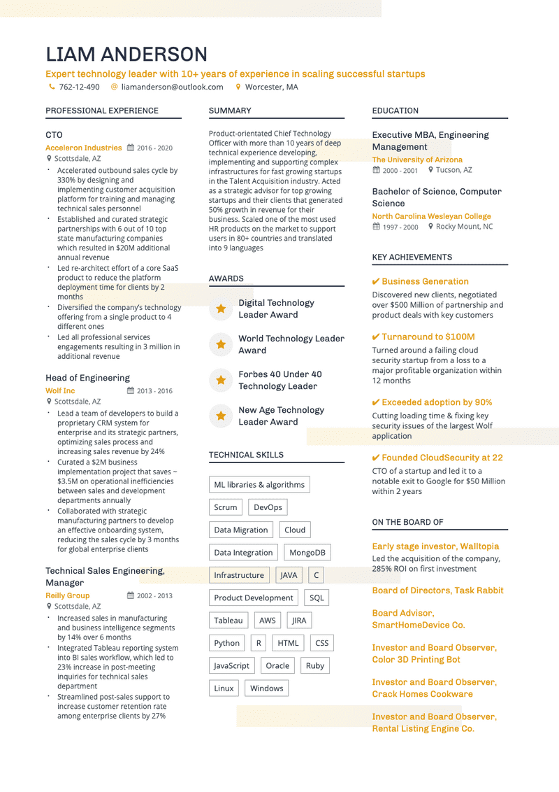 Free Functional Resume Templates | Functional Resume Template for 2021 ...