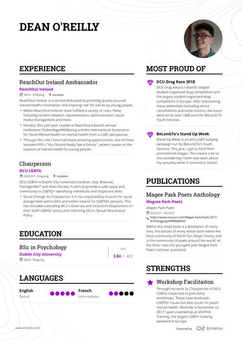 Professional CV & Resume Builder Pricing | Enhancv