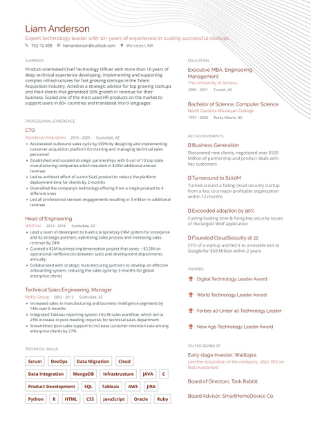 Free Resume Builder | Online Resume Builder | Enhancv.com