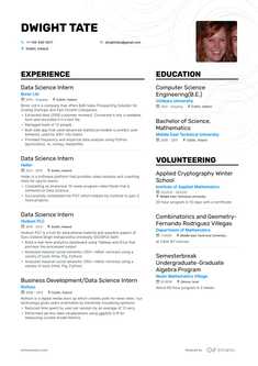 Top Data Science Intern Resume Examples & Samples for 2021 | Enhancv.com