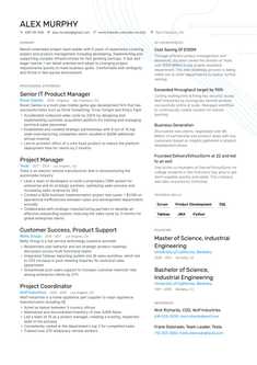 Product Manager Resume Examples & Guide for 2021