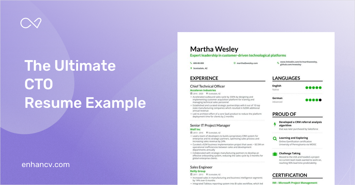 CTO Resume Guide: How to Secure The Job Even Before The First Interview