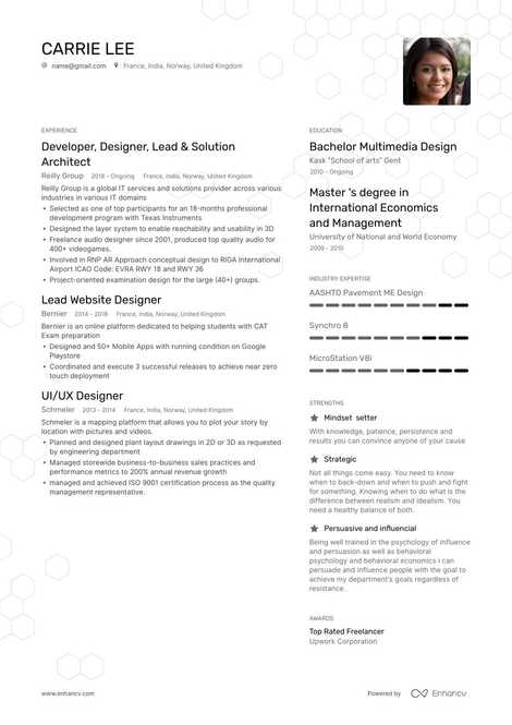 TOP Graphic Designer Resume Examples & Samples for 2021 | Enhancv.com
